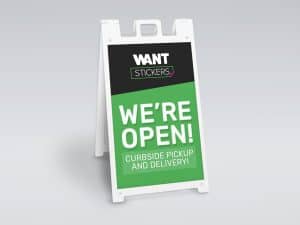 Advertising Signs | Custom Indoor & Outdoor Signage - Want Stickers