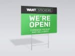 Advertising Signs | Custom Indoor & Outdoor Signage - Want Stickers
