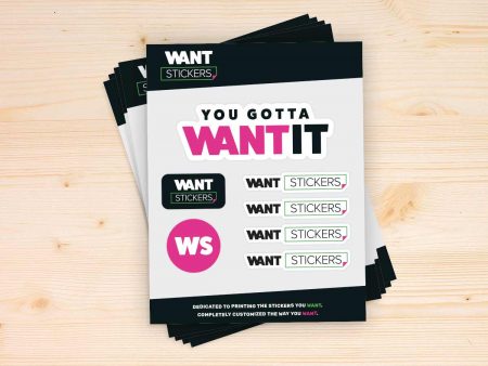 Order Custom Stickers | Removable and Reusable Decals - Want Stickers