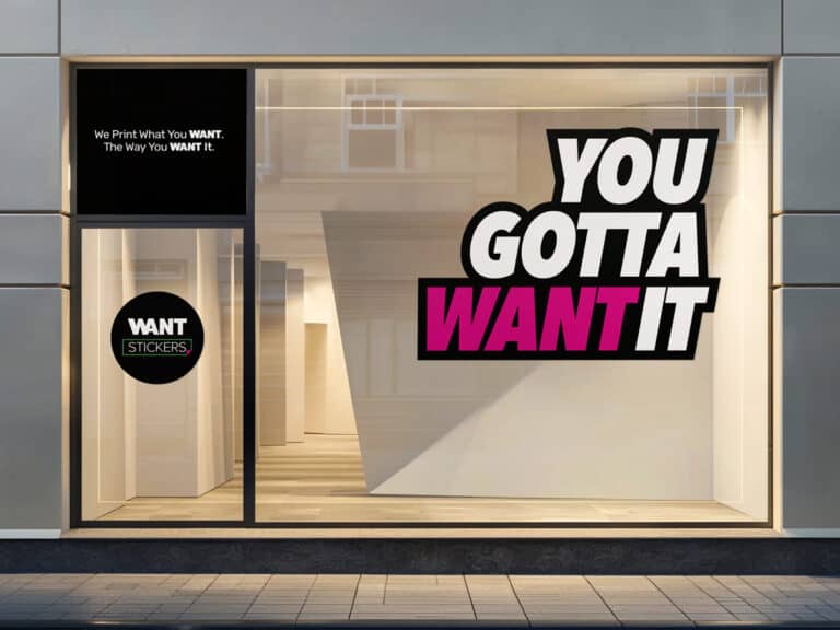 Custom Window Vinyl | Window Decals For Your Storefront - Want Stickers