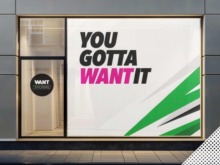Custom Window Vinyl | Window Decals For Your Storefront - Want Stickers