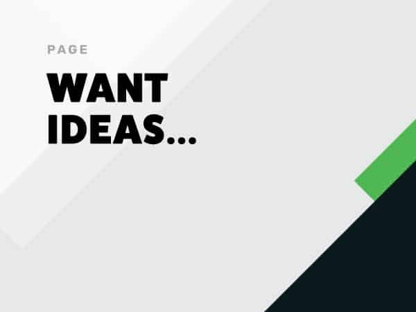 Want Ideas - Want Stickers