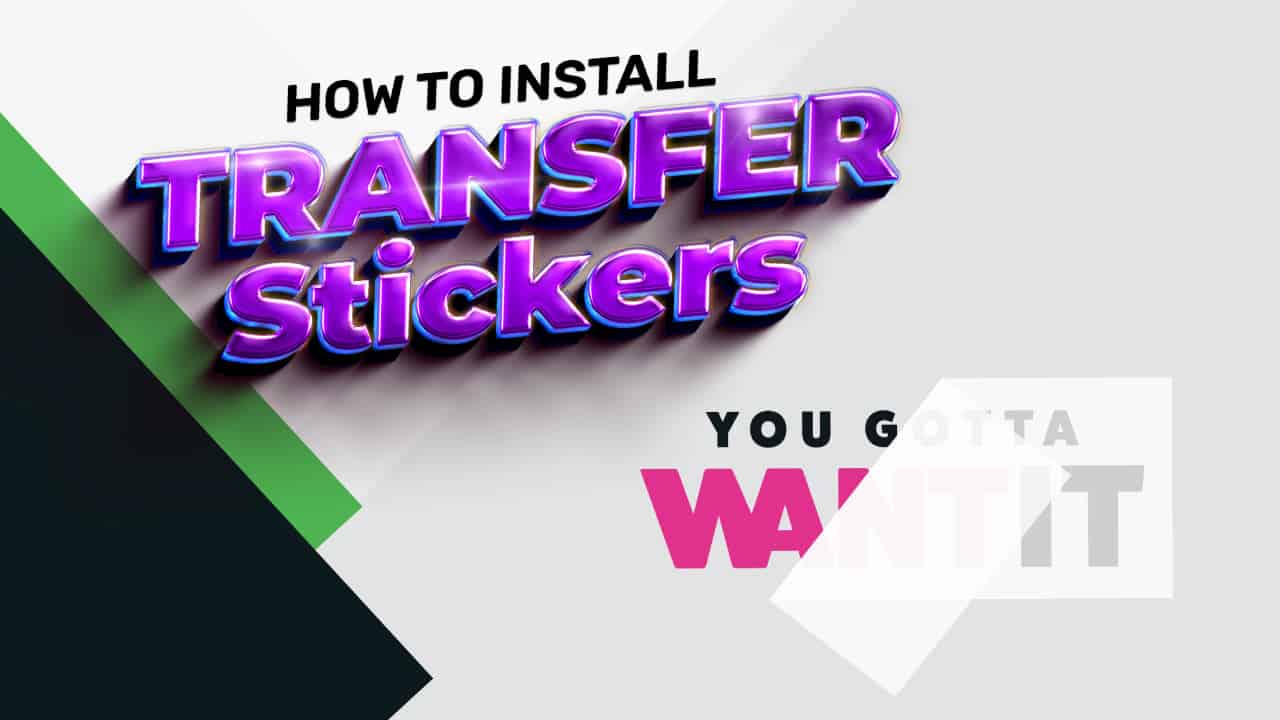 How Do I Install A Vinyl Transfer Sticker? - Want Stickers